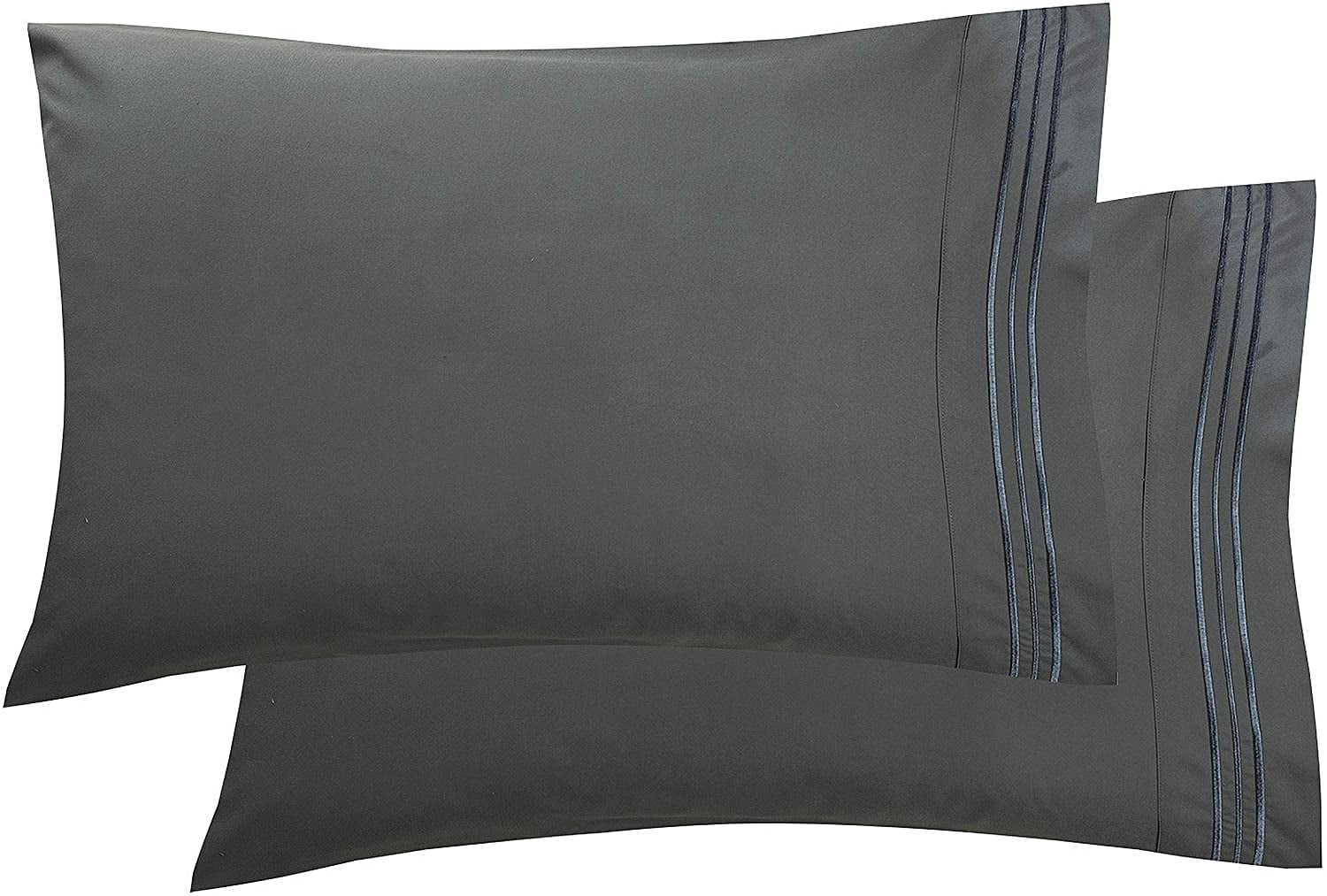 Mocassi 1800 Series Sheet Set 6 Pieces Deep Pocket Queen Black ...