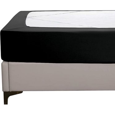 Mrs Awesome Full Box Spring Cover, Stretch Jersey Knit, Wrinkle Free ...