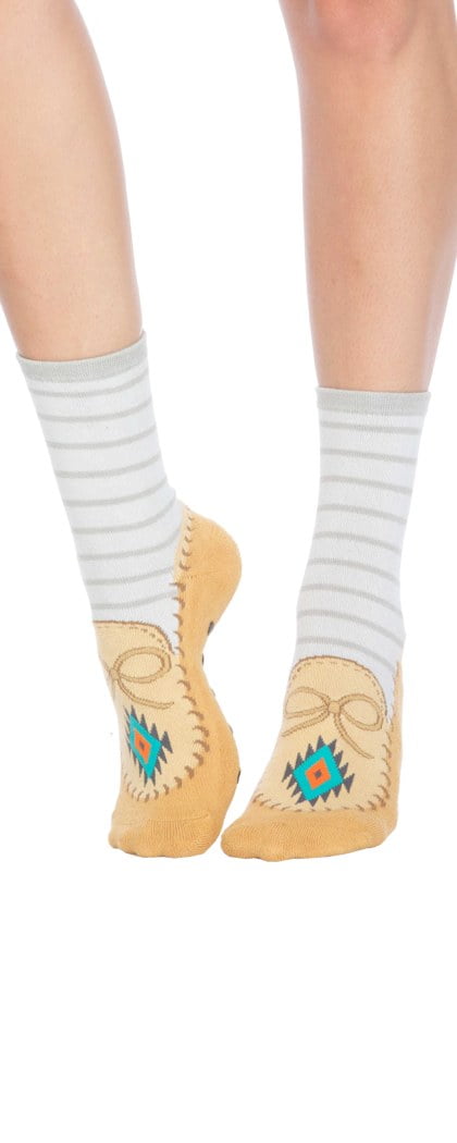 Moccasin Slipper Sock - Walmart.com