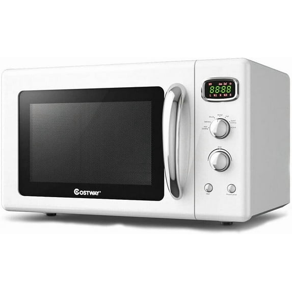Moccha Large 0.9Cu.ft Countertop Microwave Oven, 900-Watt Retro ...