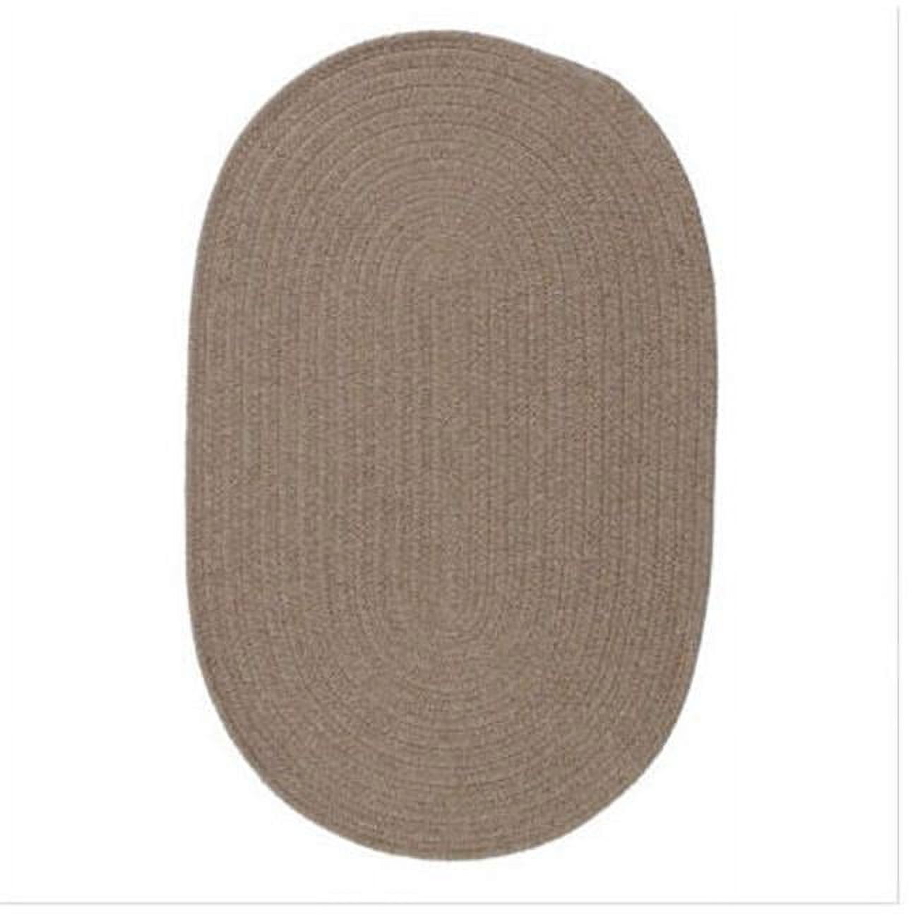 Mocha 11 ft. Round Rug - Reversible Durable Hand Guided Construction ...