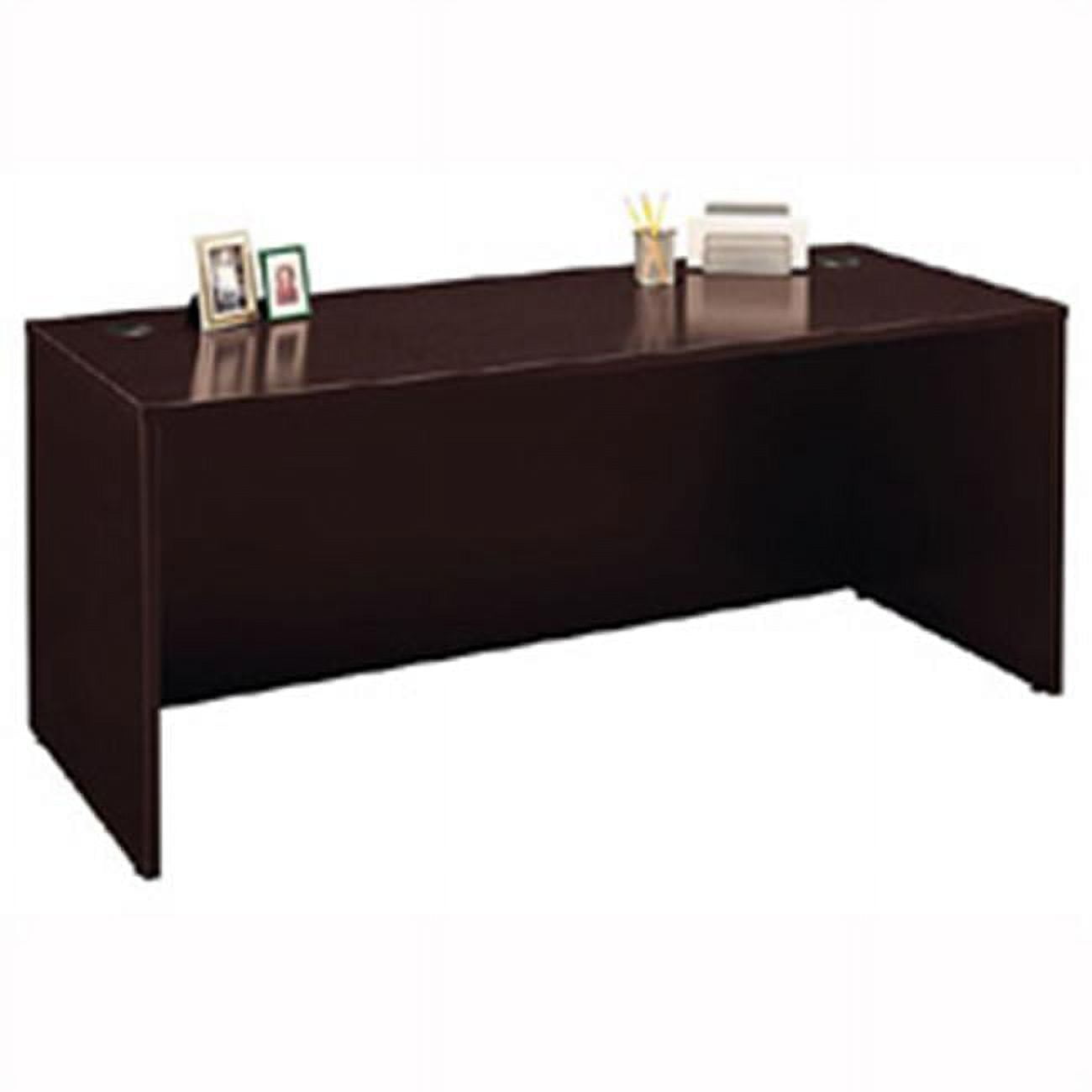 Mocha Cherry Series C Desk 72 Inch - Walmart.com