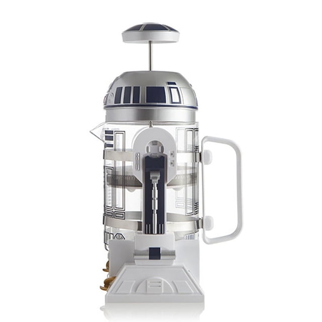 Mocha Hand-Cranked Coffee Machine Robot Star French Coffee Maker ...