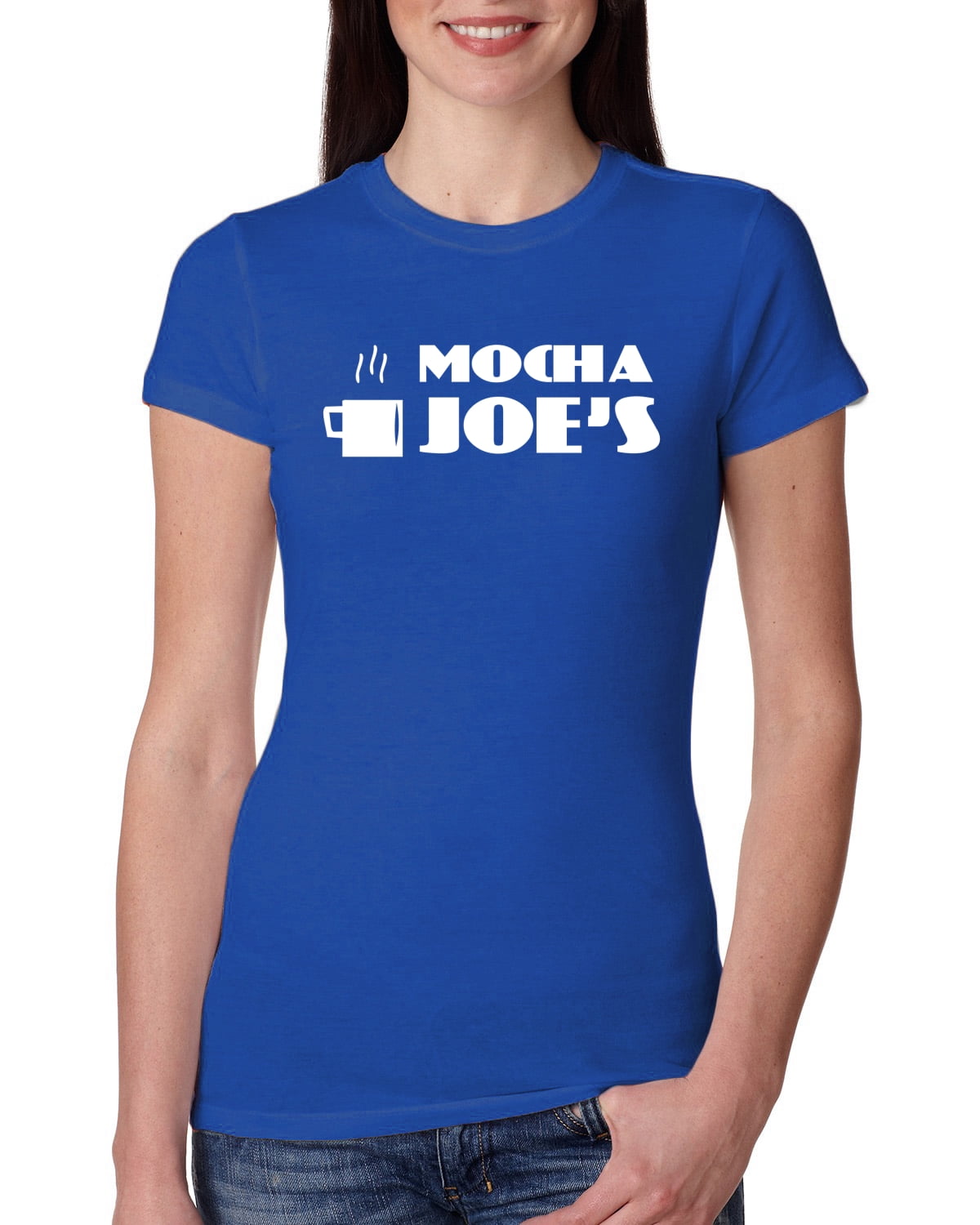 Mocha Joe's Coffee Stand Shop Logo | Womens Pop Culture Junior Fit Tee ...