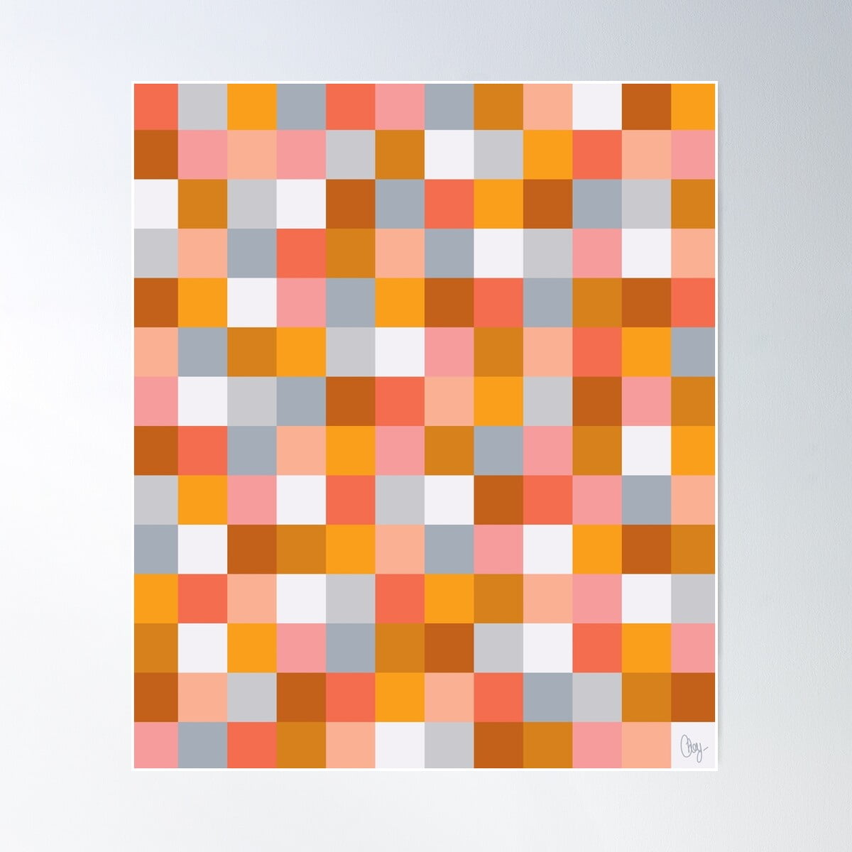 Mocha Poster Wall Art, Modern Wall Decor For Living Room Bedroom, 8x12 ...