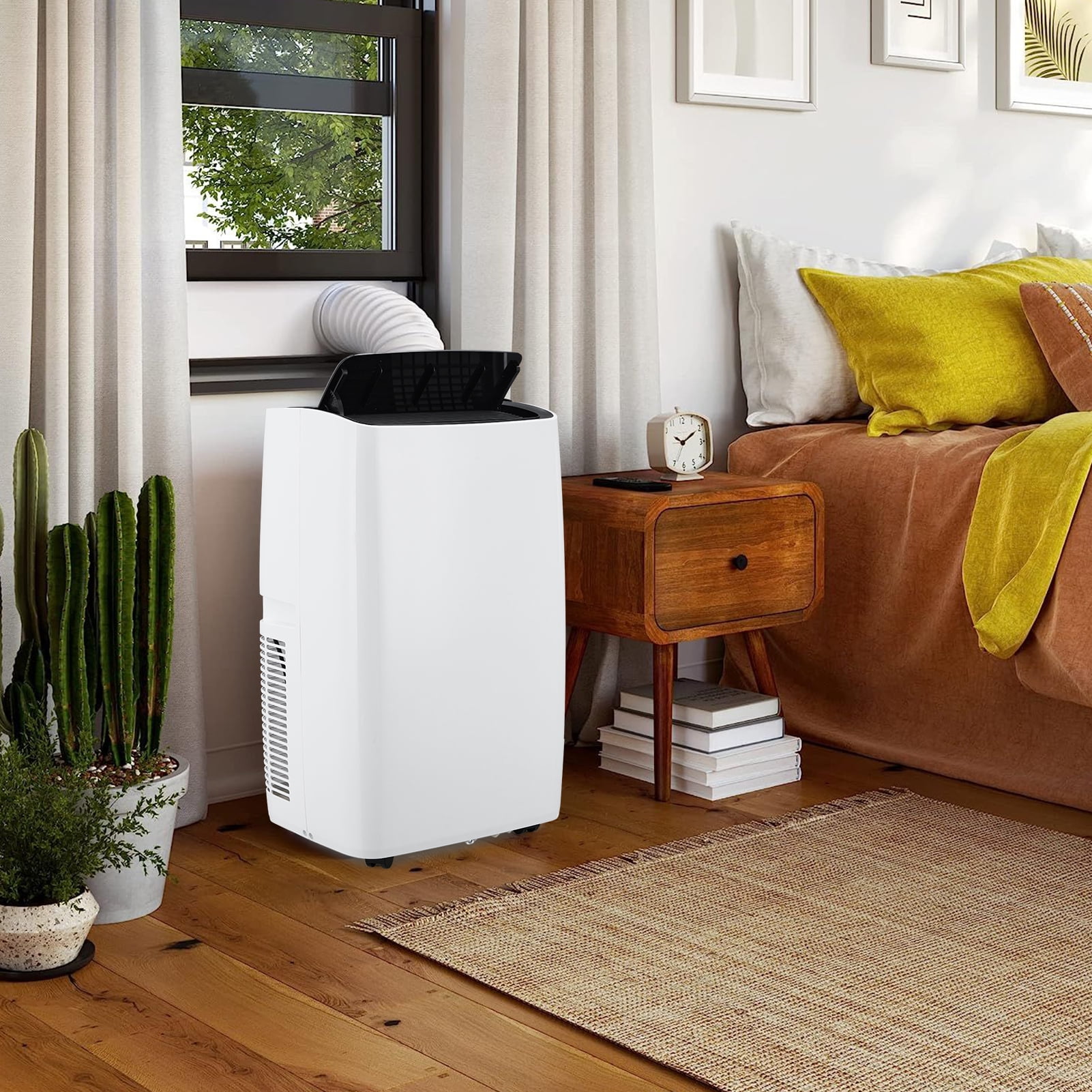 12000 BTU Portable AC, 3-in-1 Cooling Unit with Remote, 2-Speed Fan ...