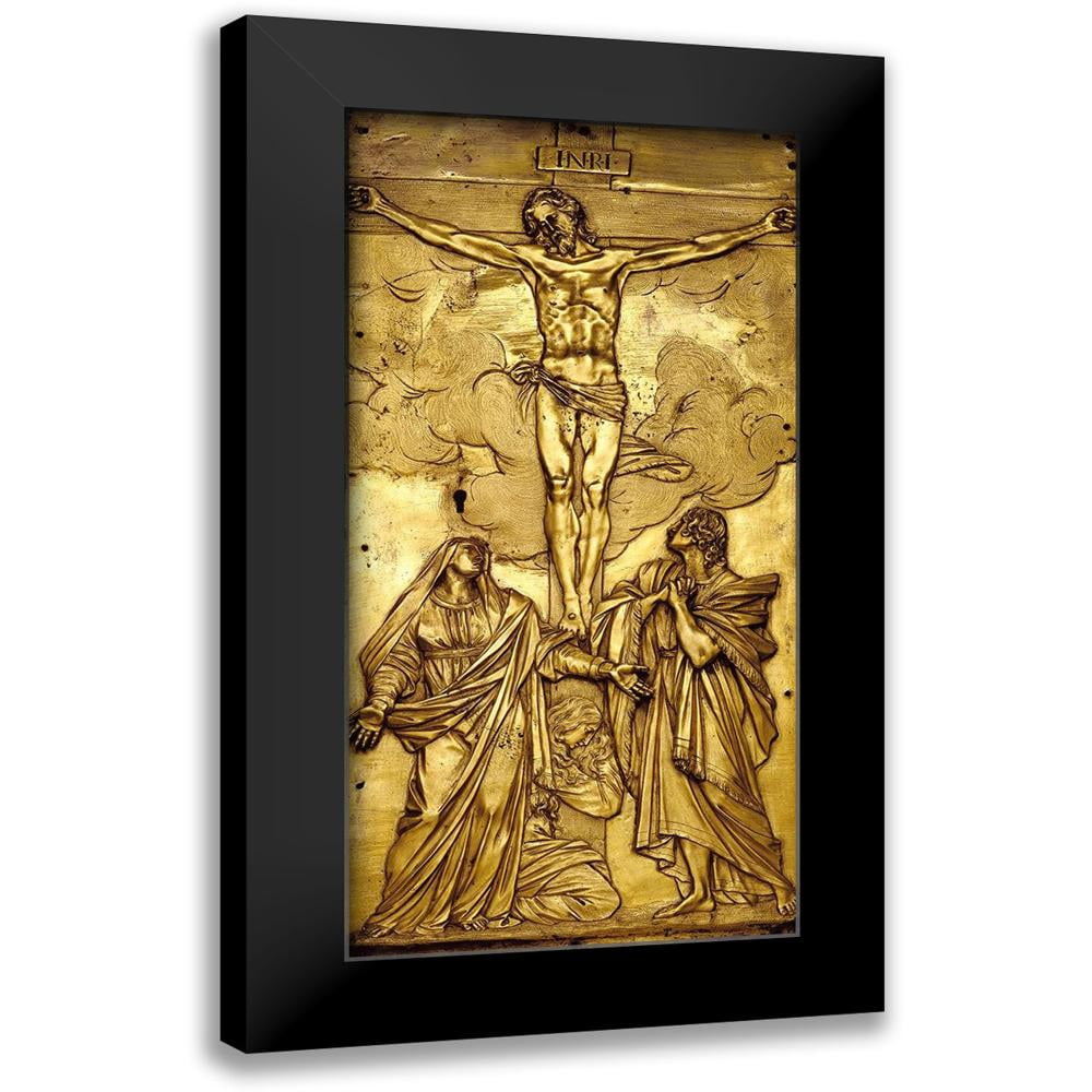 Mochi, Francesco 11x18 Black Modern Framed Museum Art Print Titled - Tabernacle Door with the ...