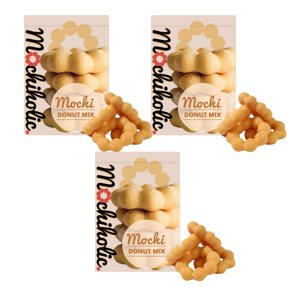 Mochi Mix Donuts Original Recipe - Rice Flour with Low Calories and ...