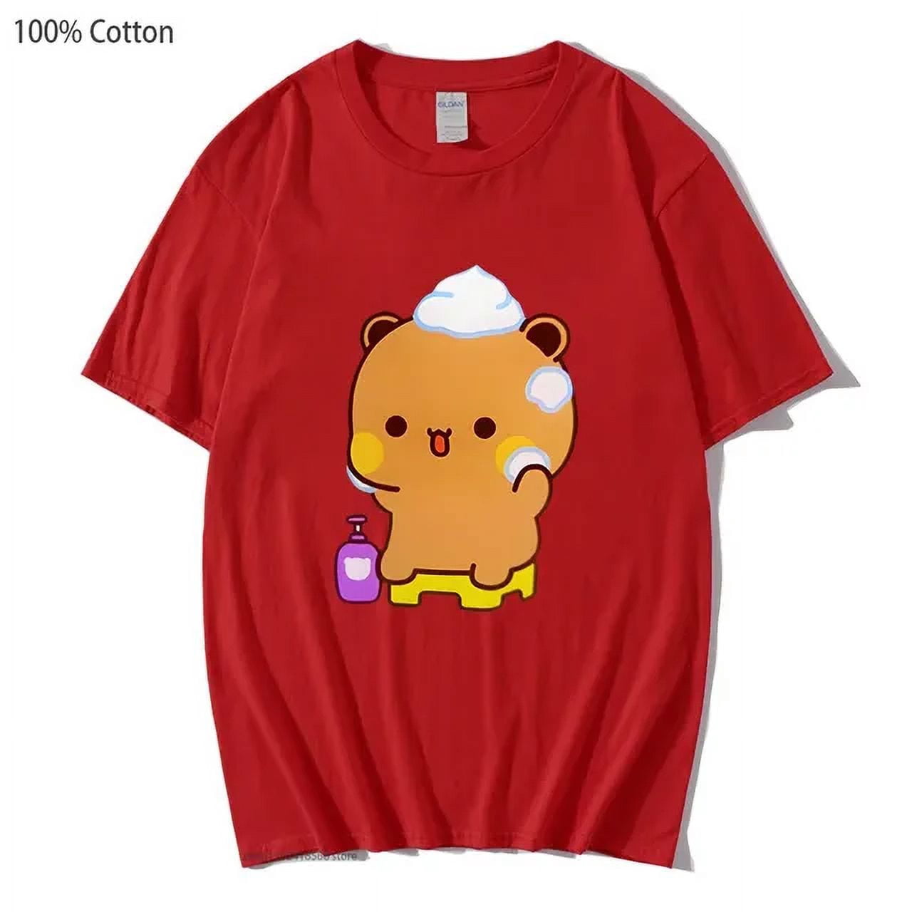 Mochi Panda and Brownie Bear Enjoying The Bath Shirt Cute Dudu and Bubu ...