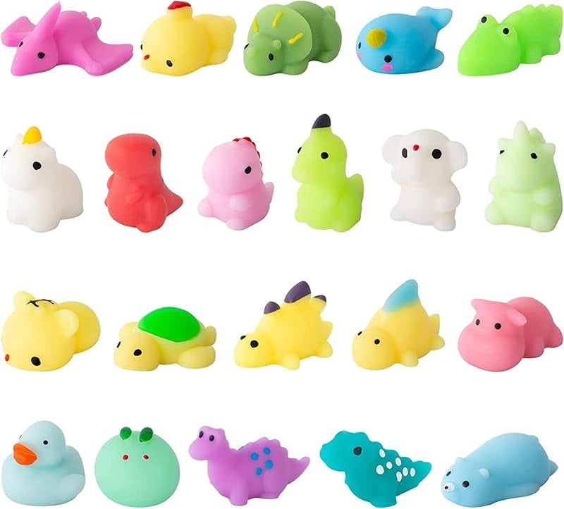 Mochi Squishy Fidget Toys Pack 32 Pcs Stress Relief Squishies Squeeze ...