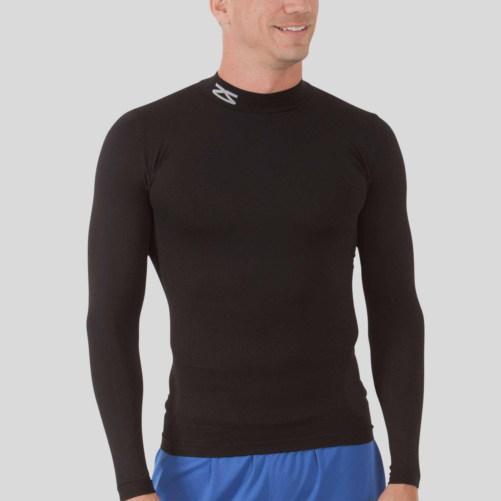 Mock Compression Turtleneck L/XL / Black - Walmart.com