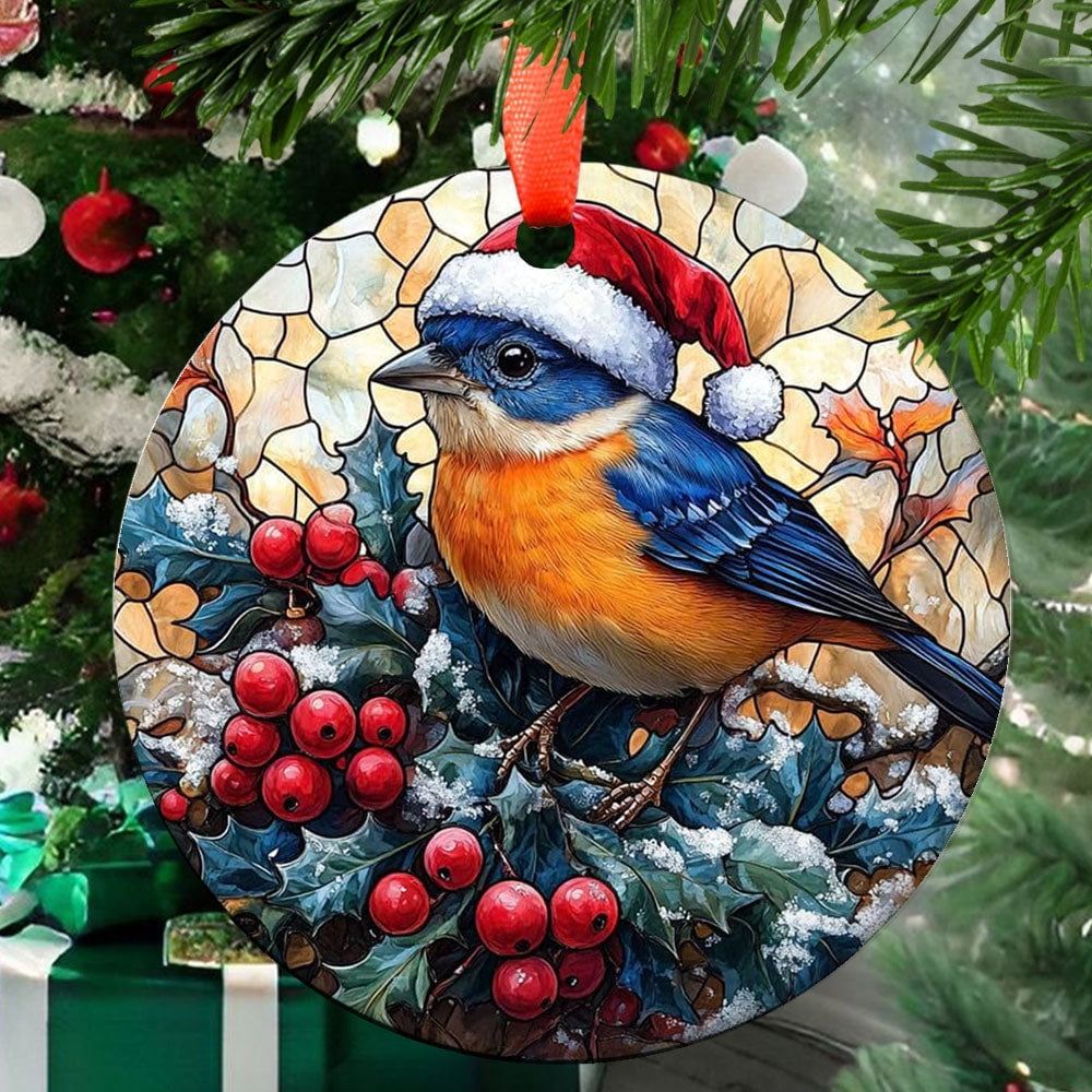 Mockingbird 10 Ceramic/Acrylic Christmas Ornament, Sweetheart Love ...