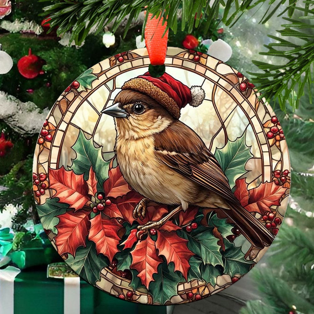 Mockingbird 2 Ceramic/Acrylic Christmas Ornament, Sweet Love ...