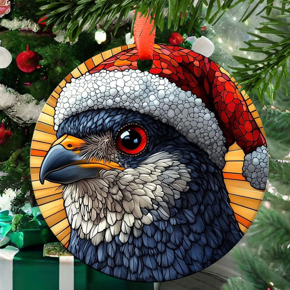 Mockingbird 5 Ceramic/Acrylic Christmas Ornament, Warm Fall Feast ...