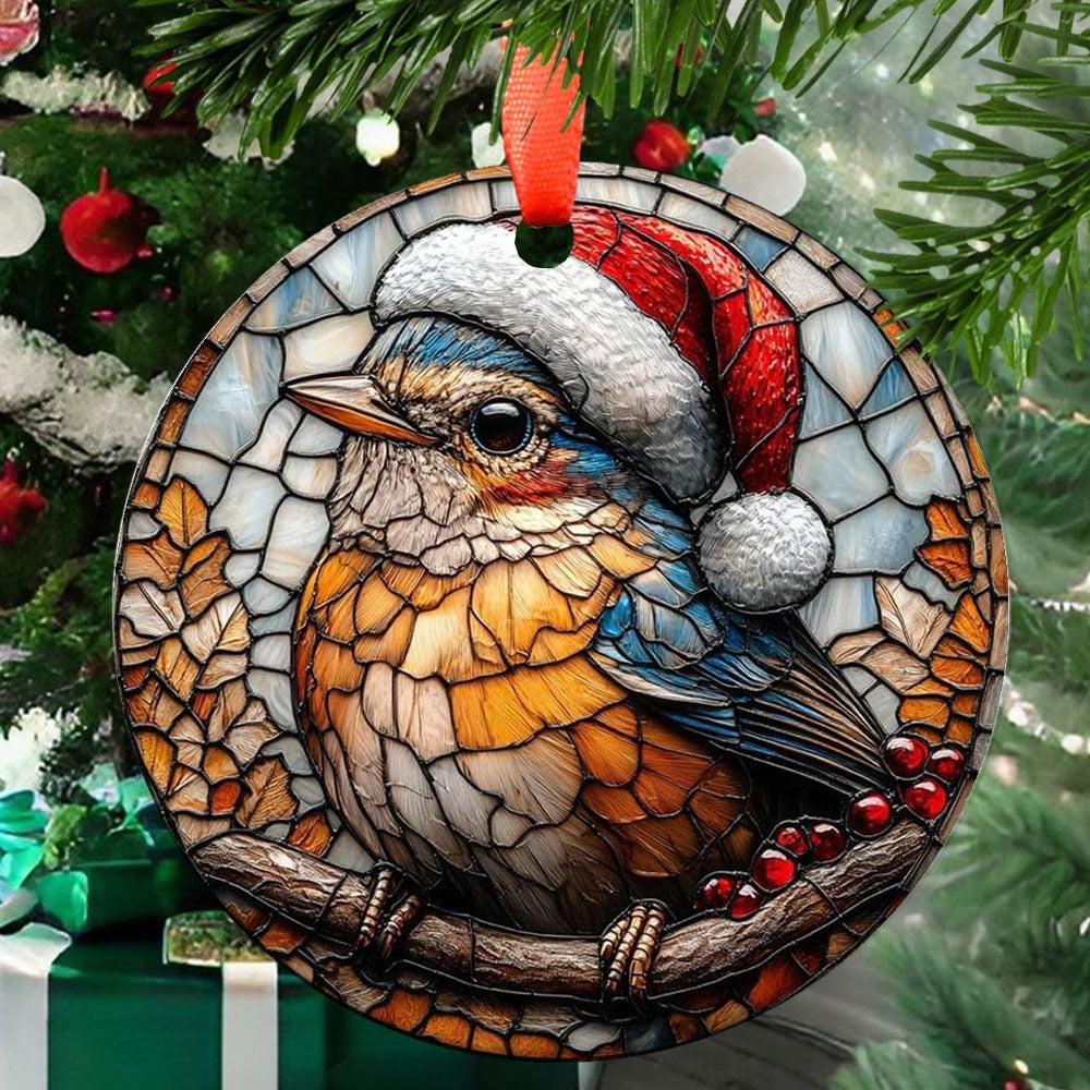Mockingbird 8 Ceramic/Acrylic Christmas Ornament, Autumn Feast Accent ...