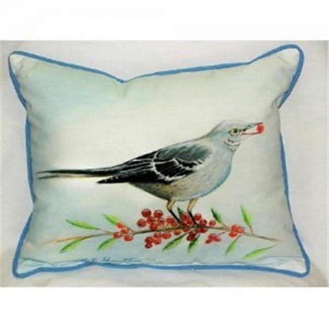 Mockingbird & Berries Indoor & Outdoor Throw Pillow - 20 x 24 in ...