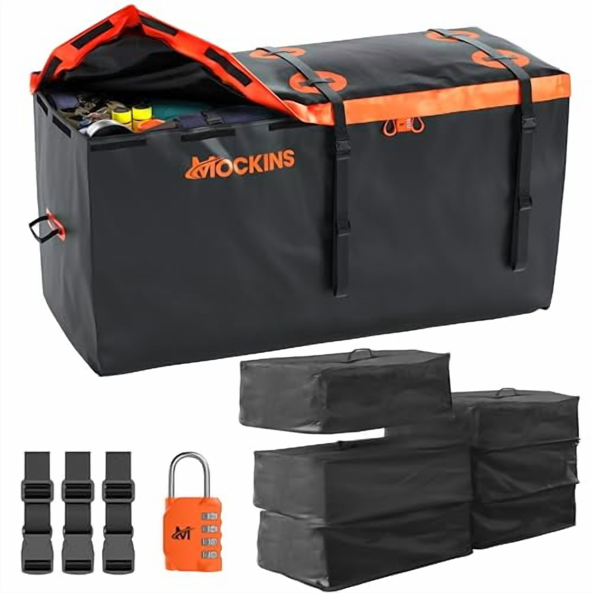 Mockins 30 Cu.Ft. Trailer Hitch Cargo Carrier Bag | 60"x24"x36 ...
