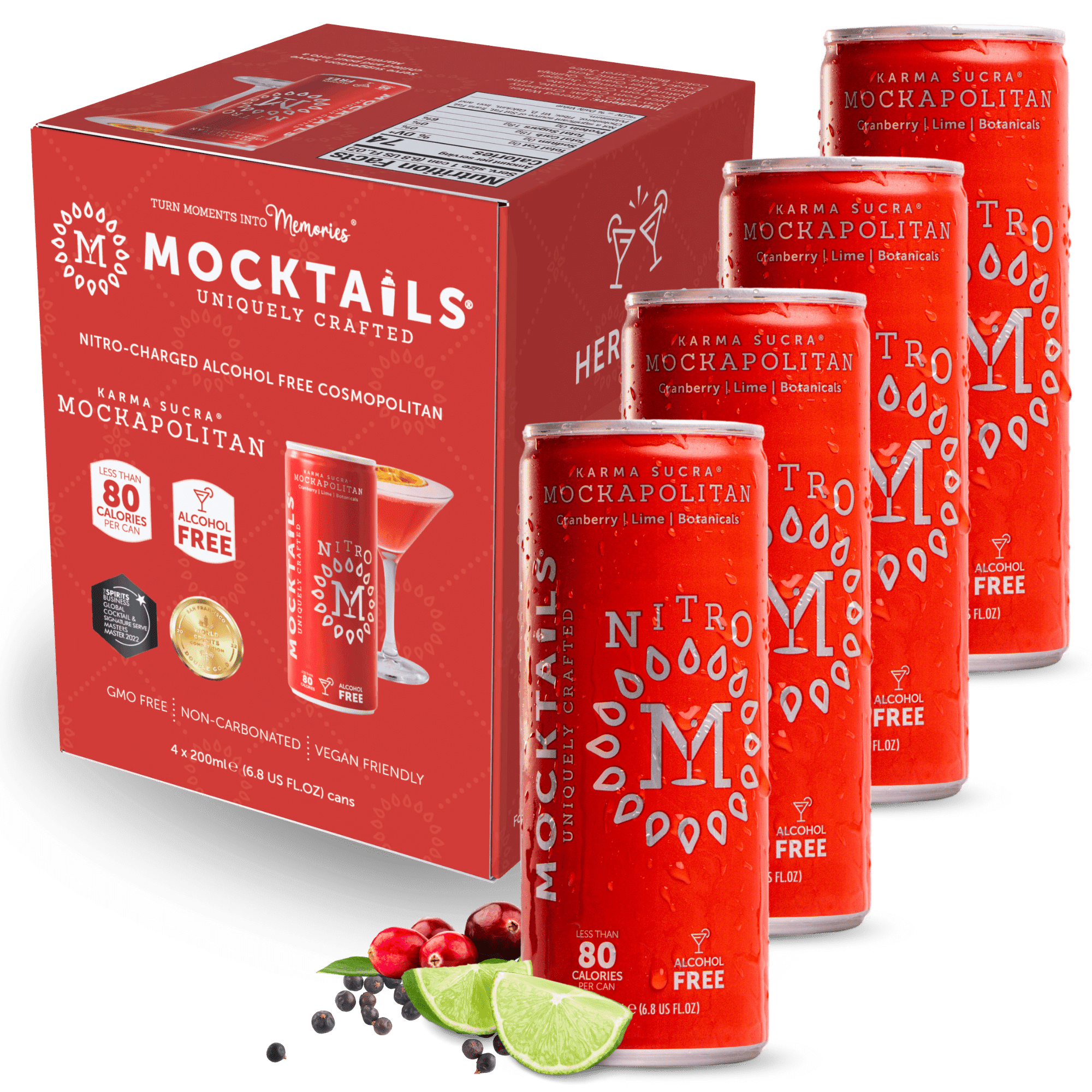 Non Alc Mockaplitan Nitro 4 Pack, 6.8 oz - Walmart.com