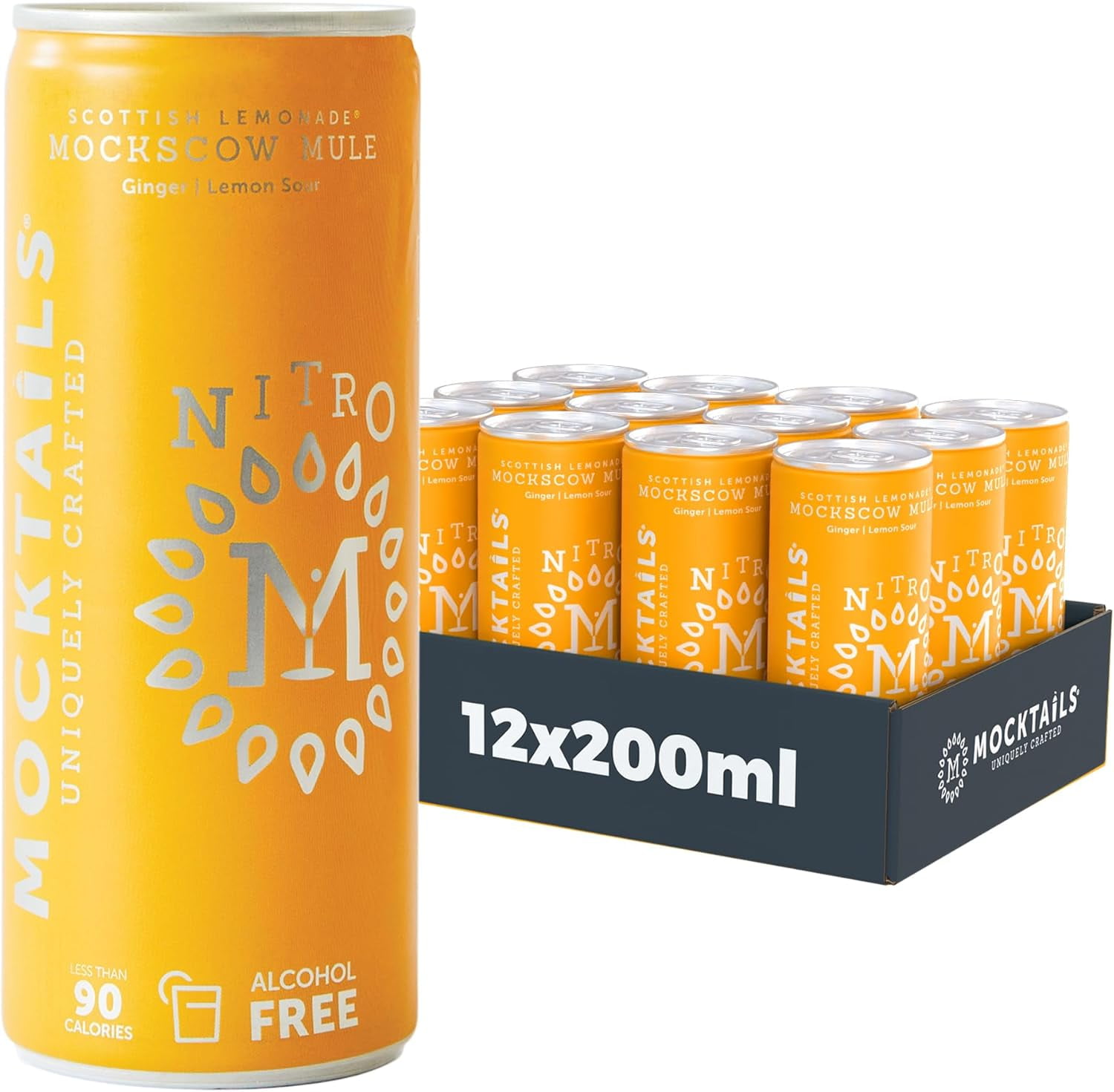 Mocktail Uniquley Crafted Non Alcoholic Scottish Lemonade Mockscow, 6.8 ...