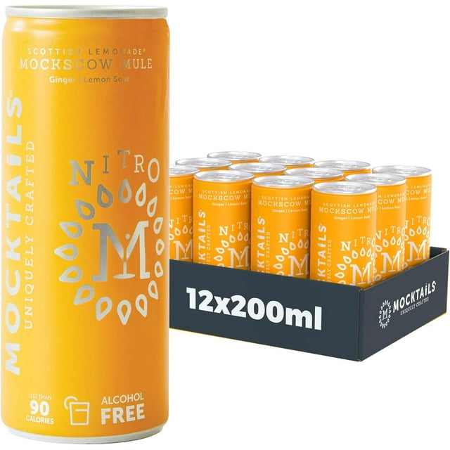 Mocktail Uniquley Crafted Non Alcoholic Scottish Lemonade Mockscow, 6.8 ...