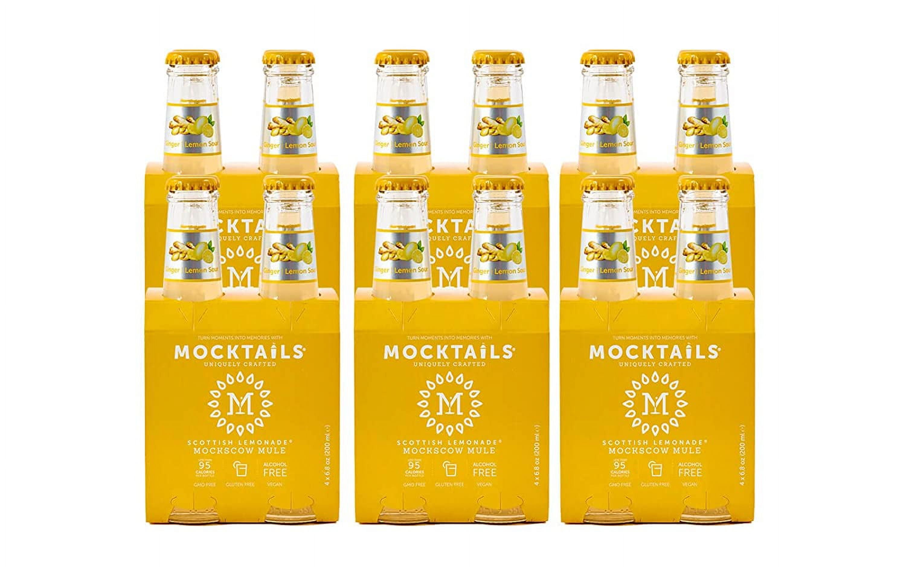 Mocktails Alcohol Free Moscow Mule Lemonade | Non-Alcoholic | 24 Pack ...