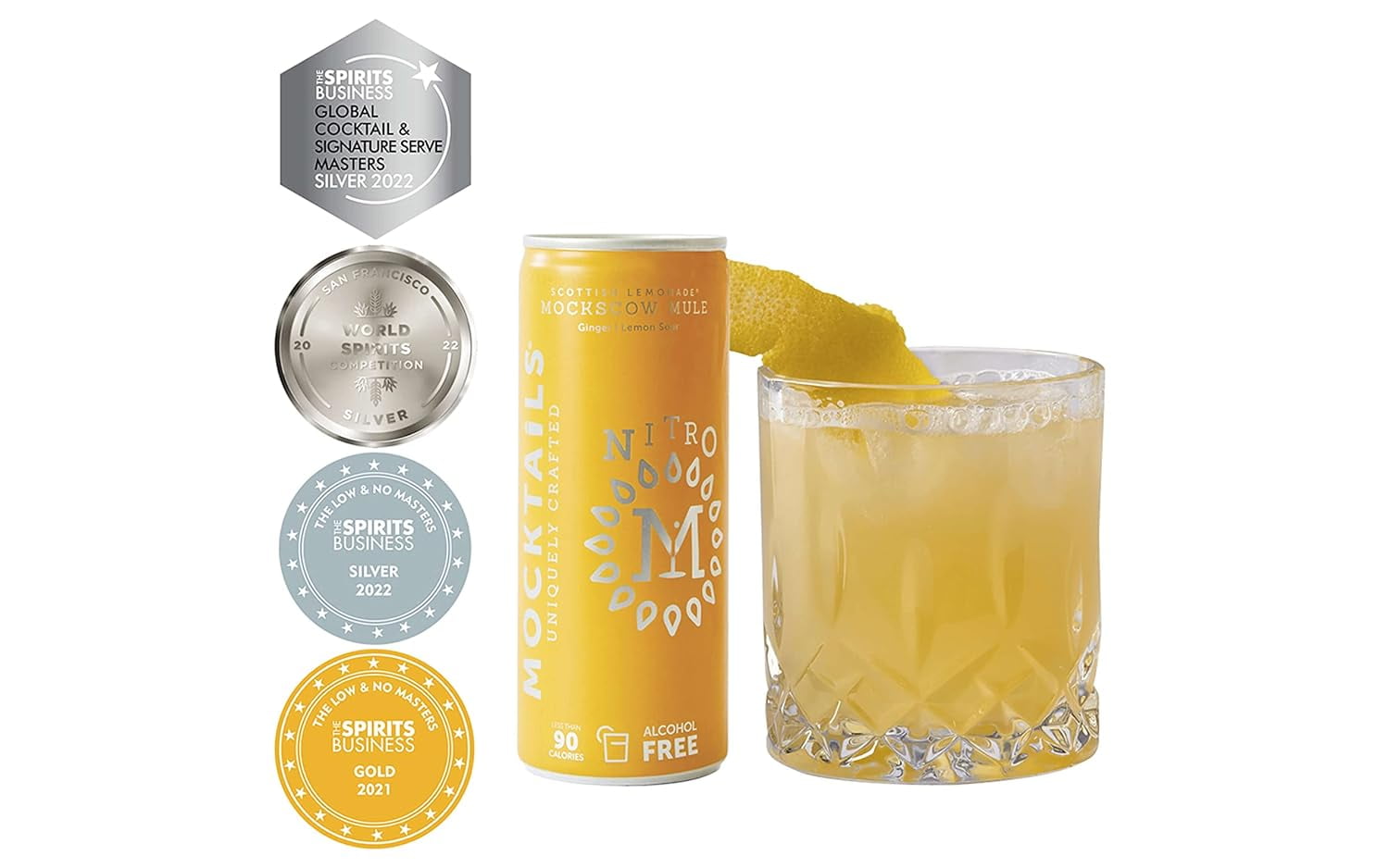 Mocktails Non Alcoholic Scottish Lemonade Mockscow (Moscow Mule), 6.8 ...