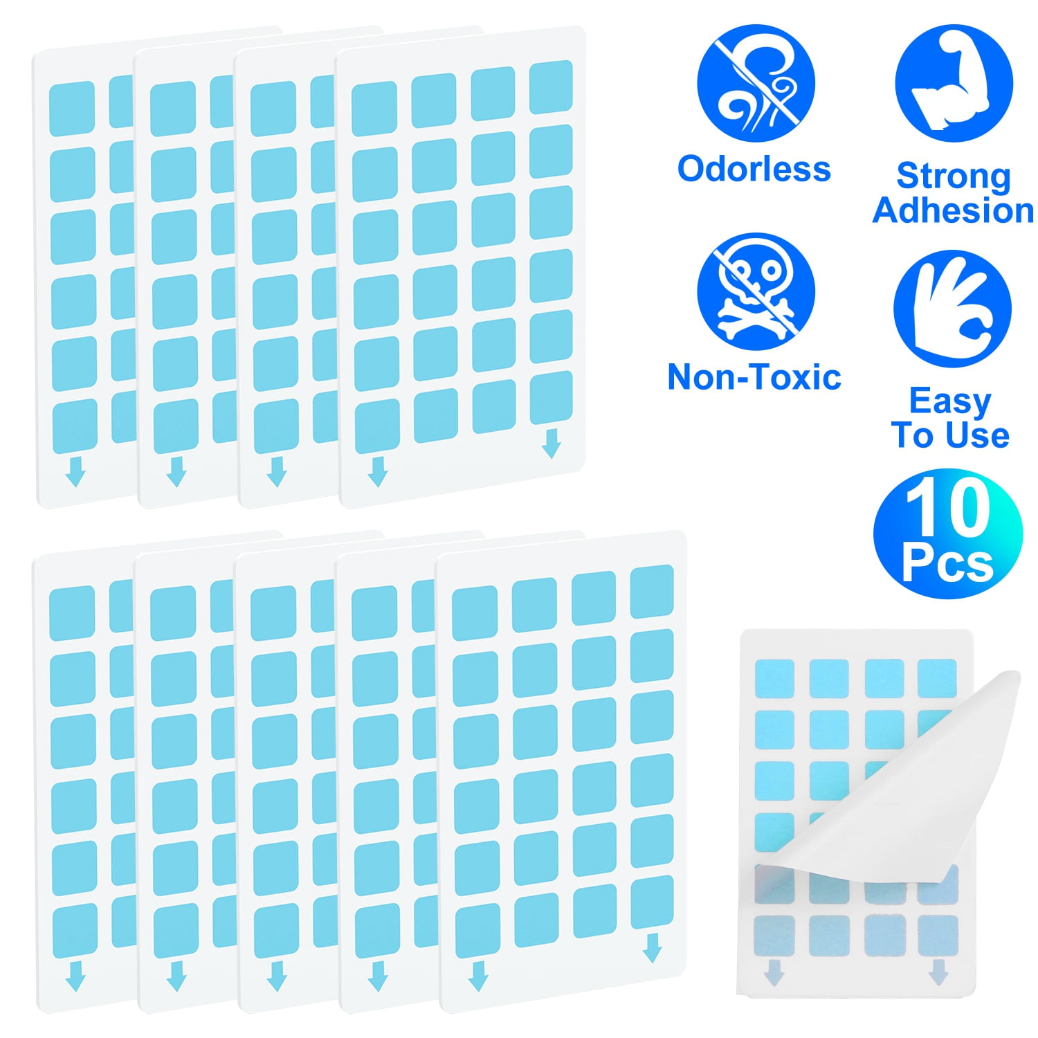 Moclever 10Pcs Refill Glue Boards, Replacement Sticky Glue Cards for ...