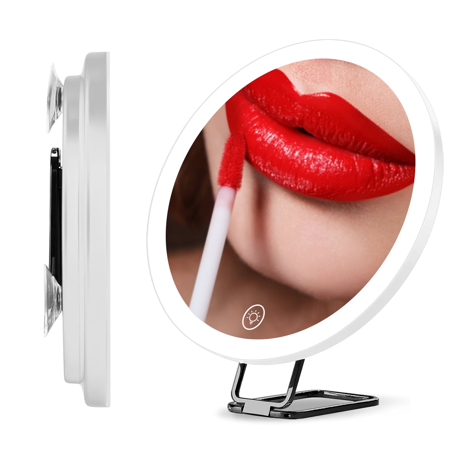 Moclever 30X Magnifying Makeup Mirror, Lighted Magnifying Mirror 3 ...