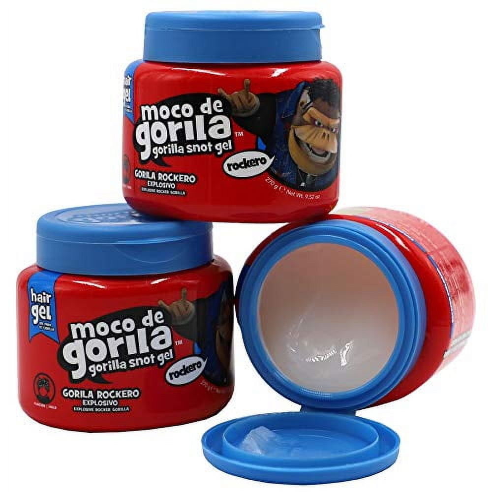 Moco de Gorila Rockero Hair Gel Jar, Long Lasting, Strong Hold Hair ...