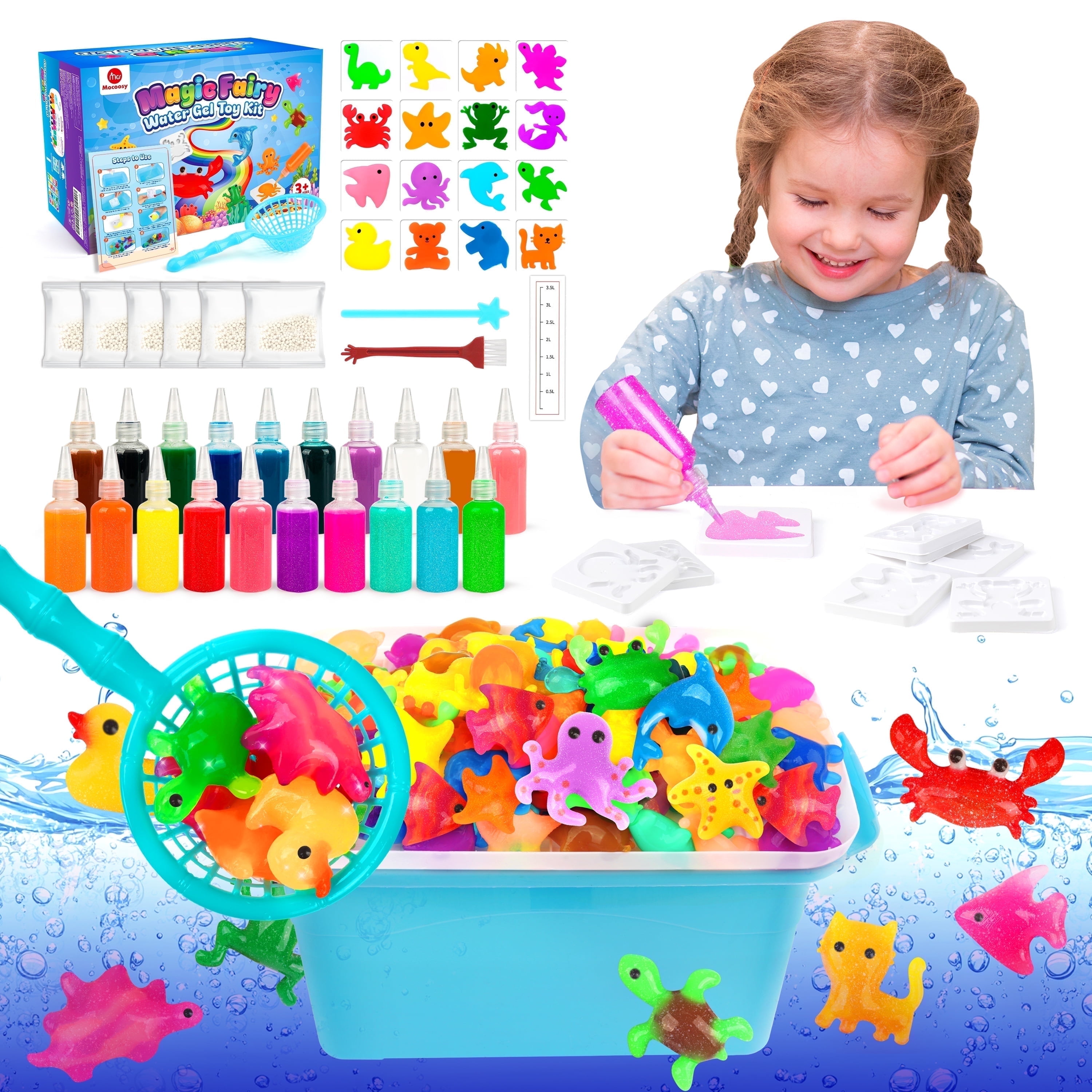 Walmart Black Friday Deals 2025 Mocoosy Water Gel Toy Kit with 20 ...