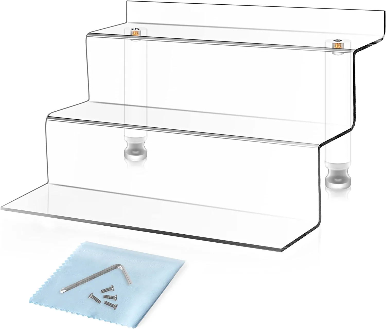 Mocoosy 3 Tier Acrylic Riser Display Shelf for Amiibo, Funko POP ...