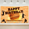 Mocsicka Basketball Birthday Backdrop Sports Theme Birthday Banner ...