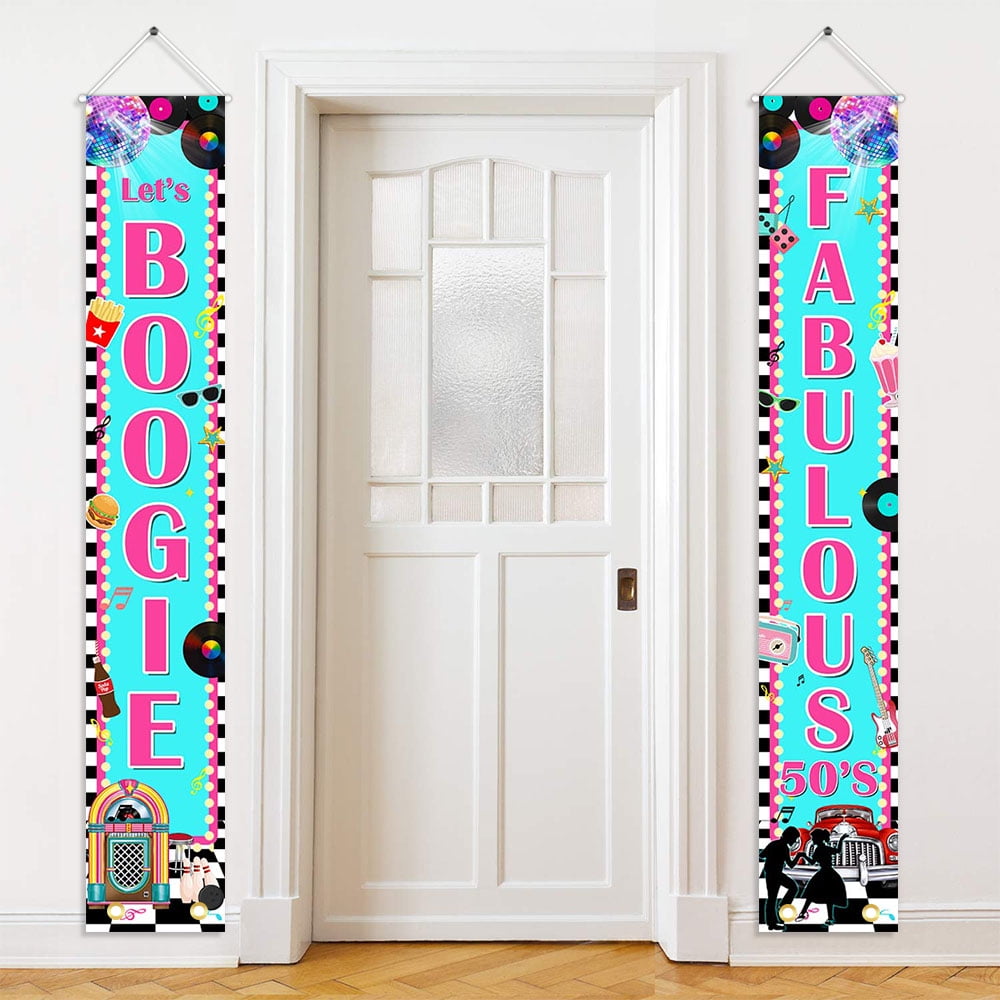 Mocsicka Let's Boogie 50's Party Decorations 50's Theme Party Door ...