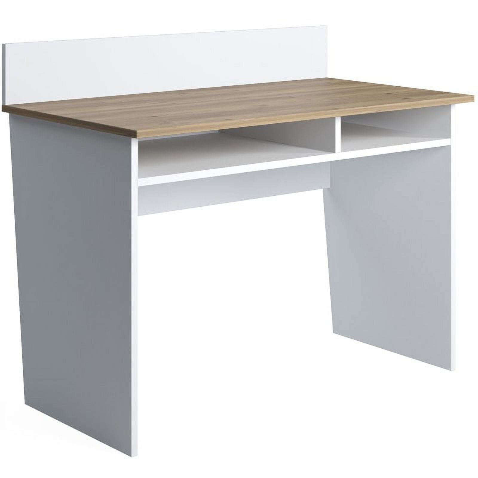 Mod-Arte Nefi Modern MDF and Engineered Wood Office Desk with Storage ...