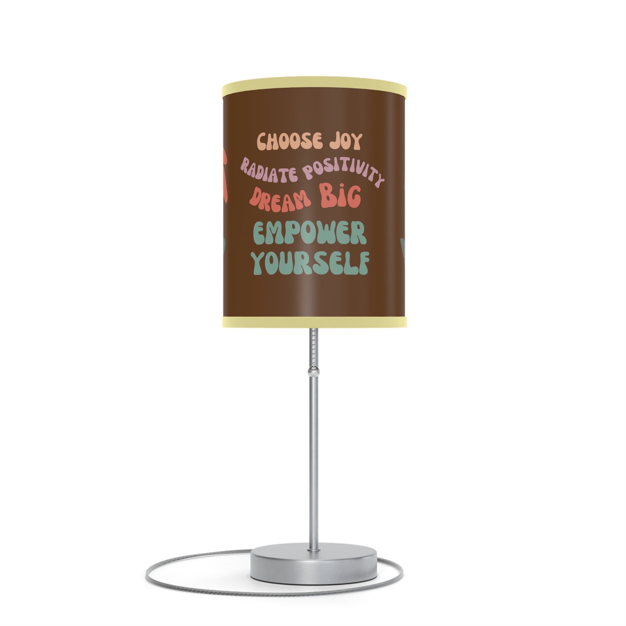 Mod Choose Joy Lamp on a Stand with Brown Background, US|CA plug ...
