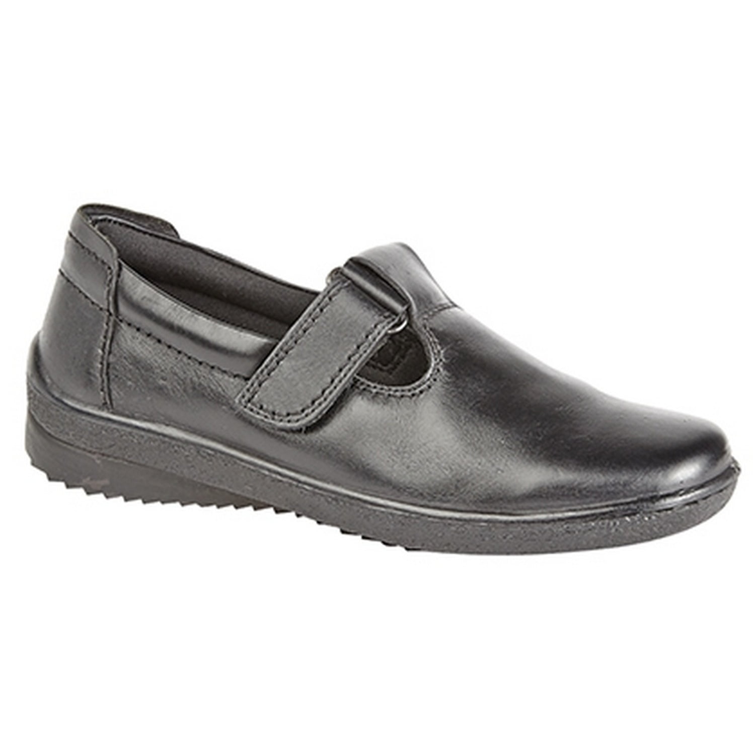 Mod Comfys Womens Softie Leather T-Bar Leisure Shoes - Walmart.com