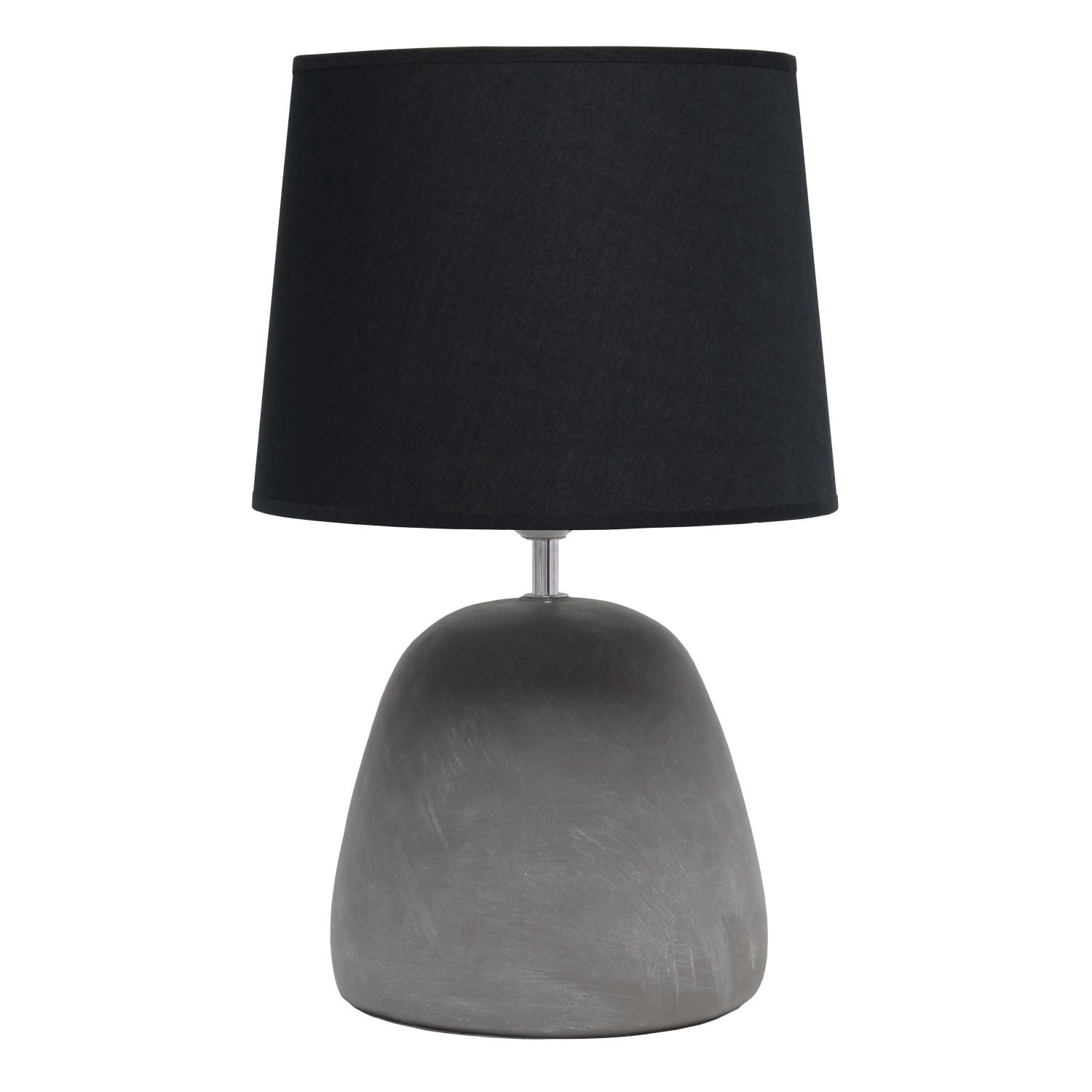 Mod Lighting and Decor Round Ceramic Table Lamp with Tapered Shade - 16 ...