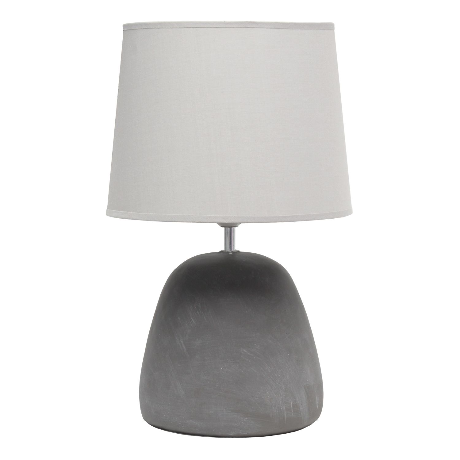 Mod Lighting and Decor Round Ceramic Table Lamp with Tapered Shade - 16 ...