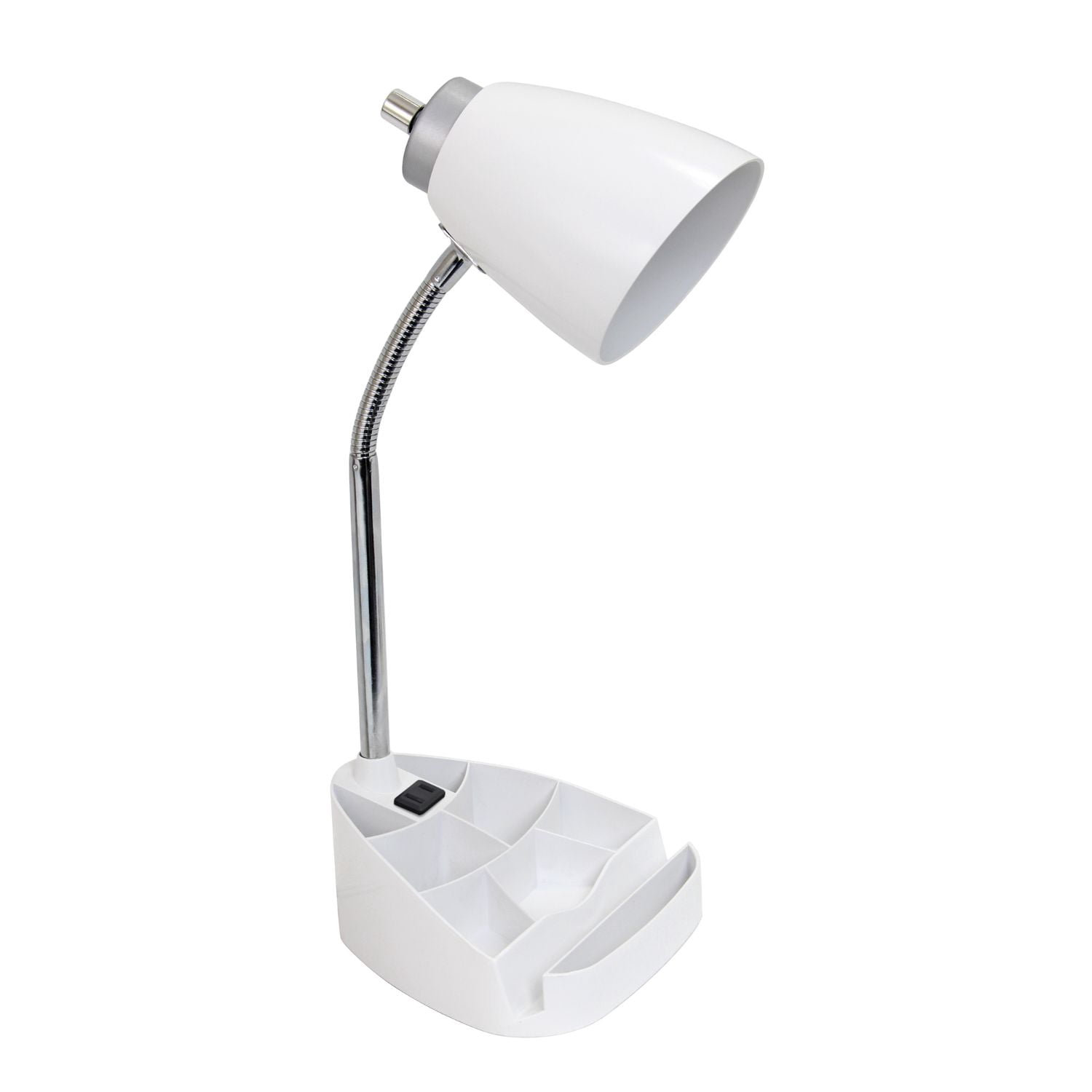 Mod Lighting and Decor Adjustable Gooseneck Organizer Desk Lamp with ...