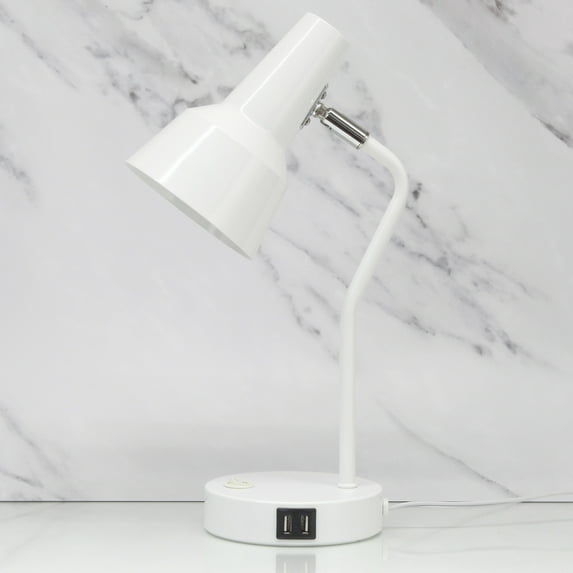 Mod Lighting and Decor Gooseneck Desk Lamp with Adjustable Shade - 15. ...