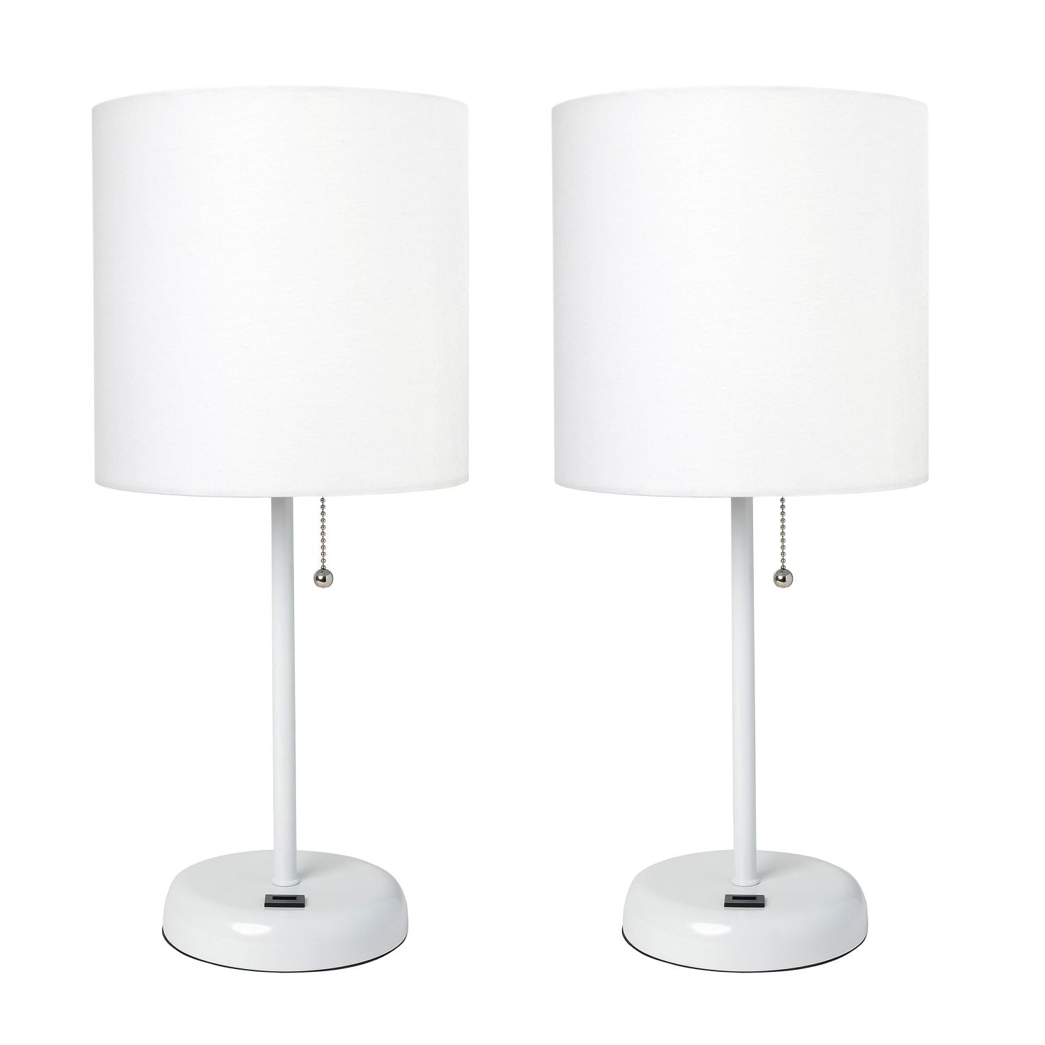 Mod Lighting and Decor Stick Table Lamps with USB Charging Port - 19.5 ...
