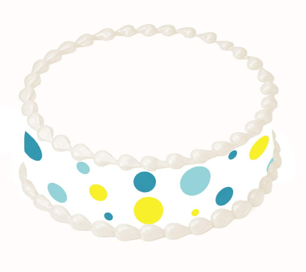 Mod Monkey Boy Set of 3 Edible pre-cut Cake strips side border Birthday ...