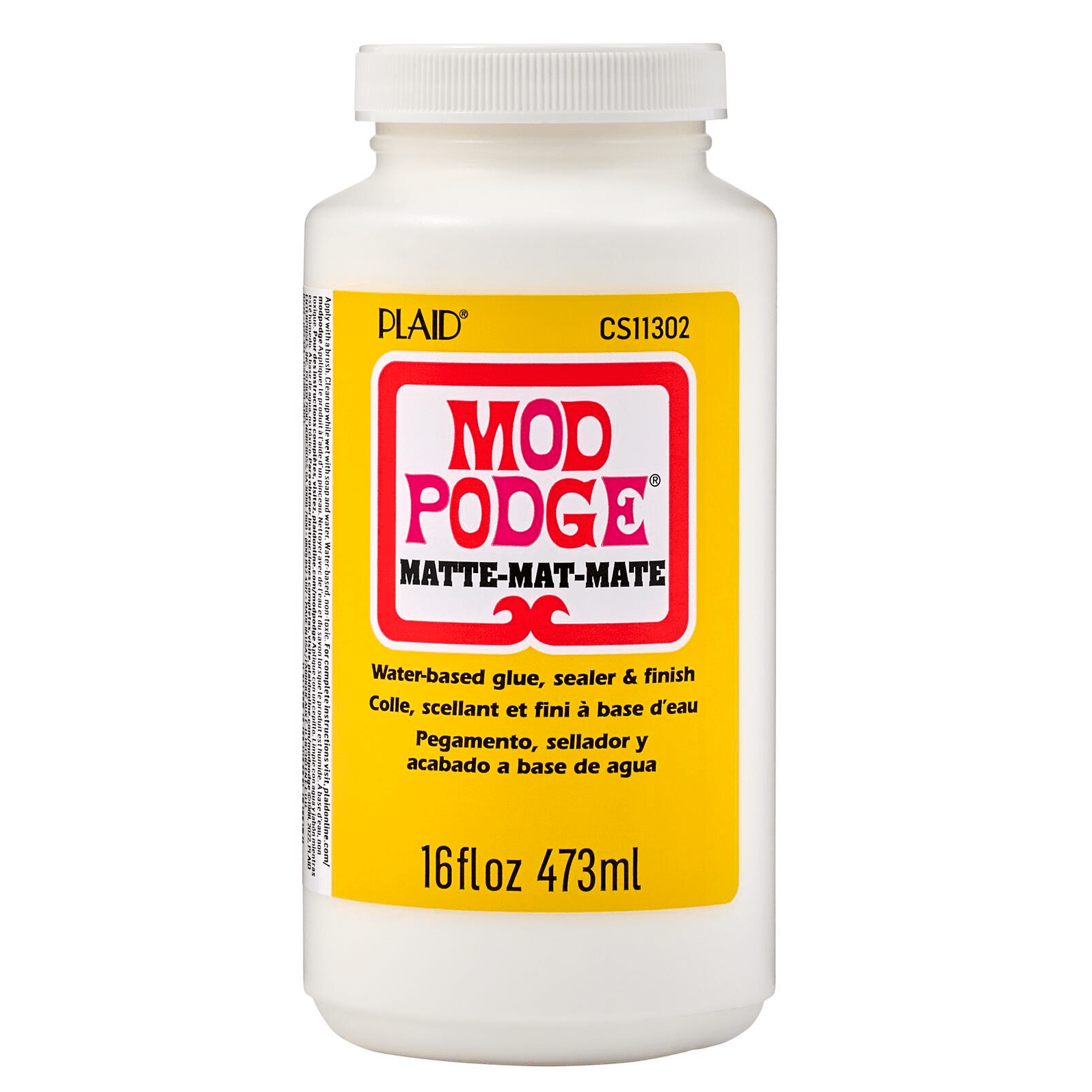 Mod Podge, Matte Finish, 16 fl oz - Walmart.com