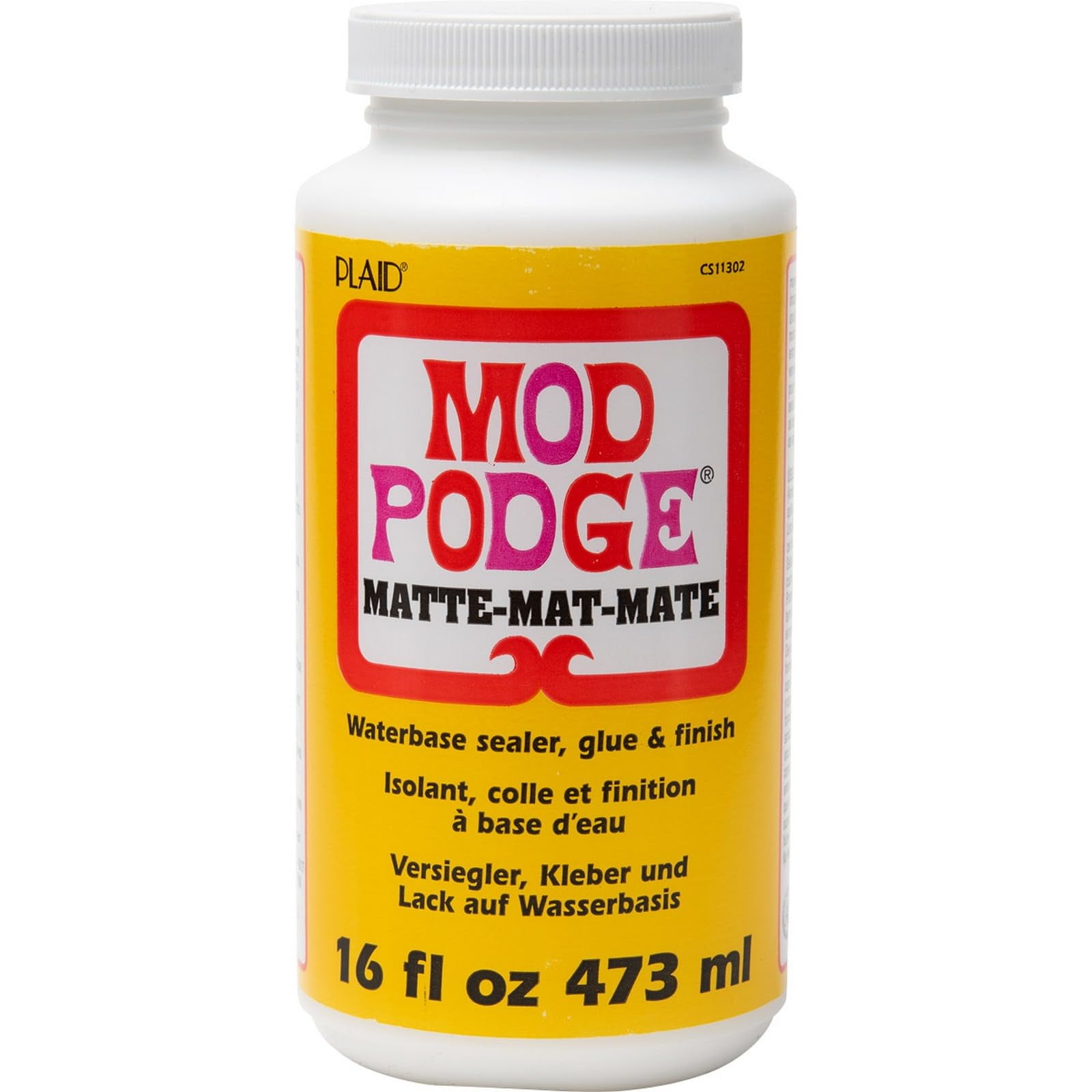 Mod Podge Matte Sealer, MMF7 Glue & Finish: All-in-One Craft Solution ...
