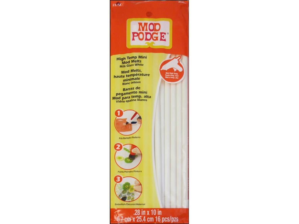 Mod Podge Mini Mod Melts for Craft Molds, White Milk Glass,16 Count ...