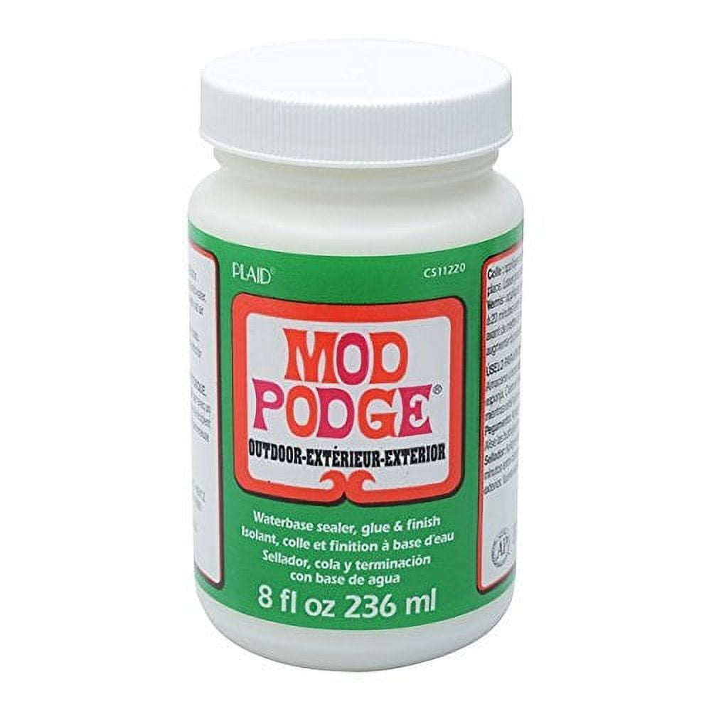 Mod Podge Waterbase Sealer Glue for Outdoor Projects, Clear, 8 oz ...