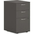Mod Slate Teak Laminate Desk Component Pedestal, Slate Teak - Walmart.com