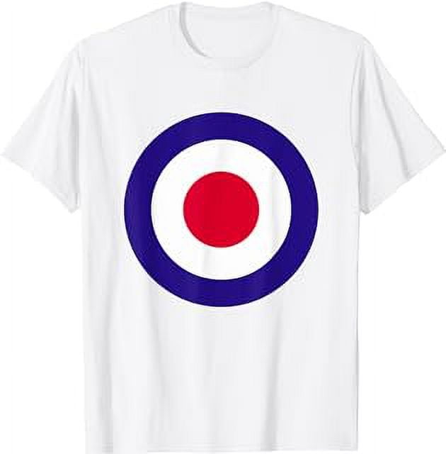Mod Target T-Shirt Retro Mods Arrow Targets Fashion T-Shirt - Walmart.com
