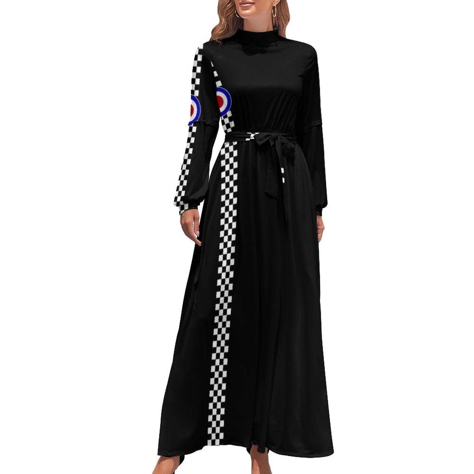 Mod Target and Checkers. Long Dress evening dress woman Long dress ...