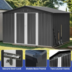 Little Cottage Co. 12x16 Value Gable Shed with Side Entry and Floor ...